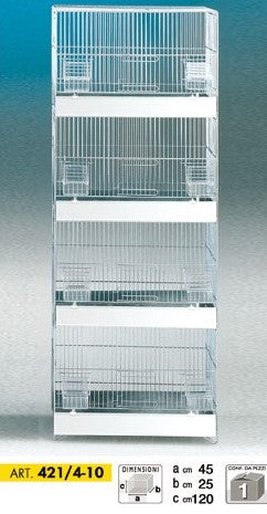 Stacked Cage Unit (Set of 4) — Aves Canada